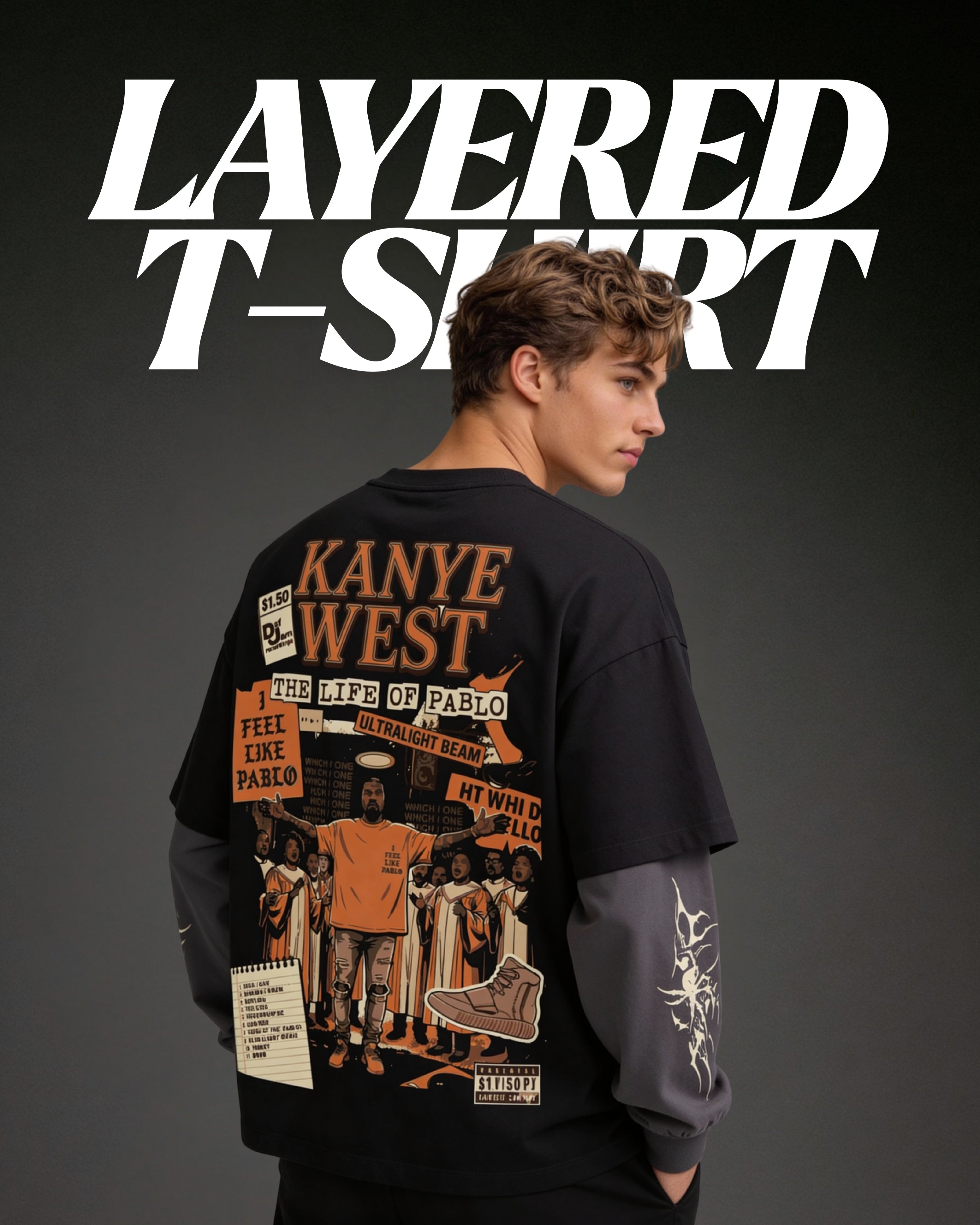 Oversized Layered T-shirts – Kinda Rubbish