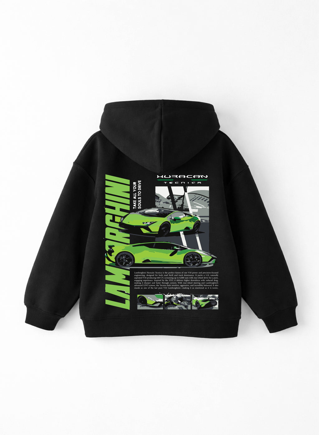 Lamborghini Huracán Oversized Hoodie – Kinda Rubbish